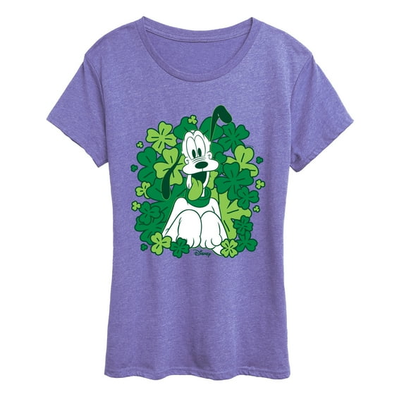 Disney - Pluto Shamrocks - Women's Short Sleeve Graphic T-Shirt ...