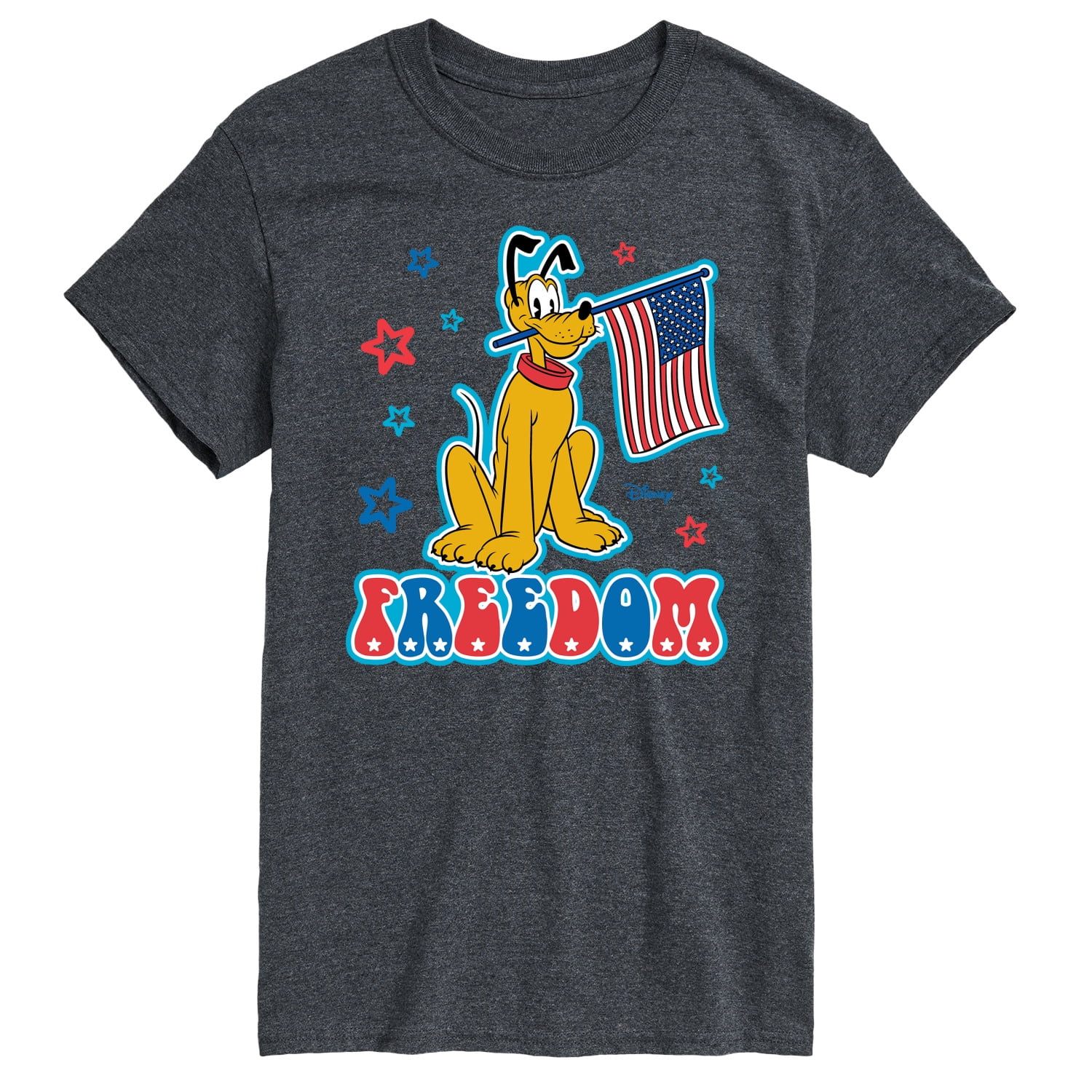 Disney - Pluto USA Flag - Men's Short Sleeve Graphic T-Shirt - Walmart.com