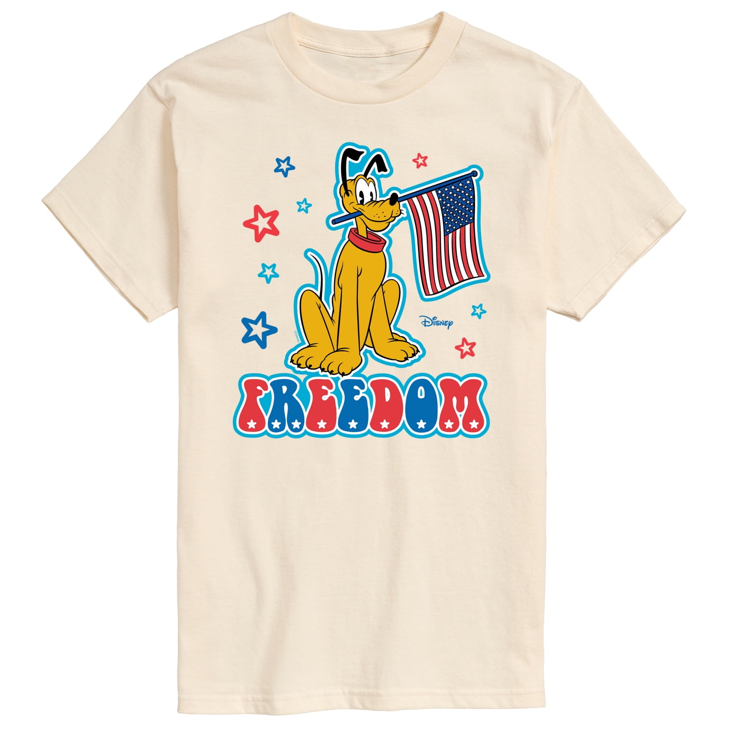 Disney - Pluto USA Flag - Men's Short Sleeve Graphic T-Shirt - Walmart.com