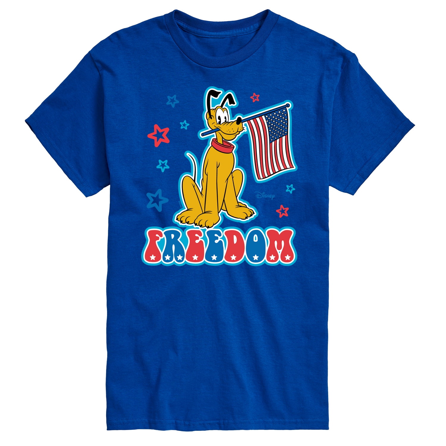 Disney - Pluto USA Flag - Men's Short Sleeve Graphic T-Shirt - Walmart.com