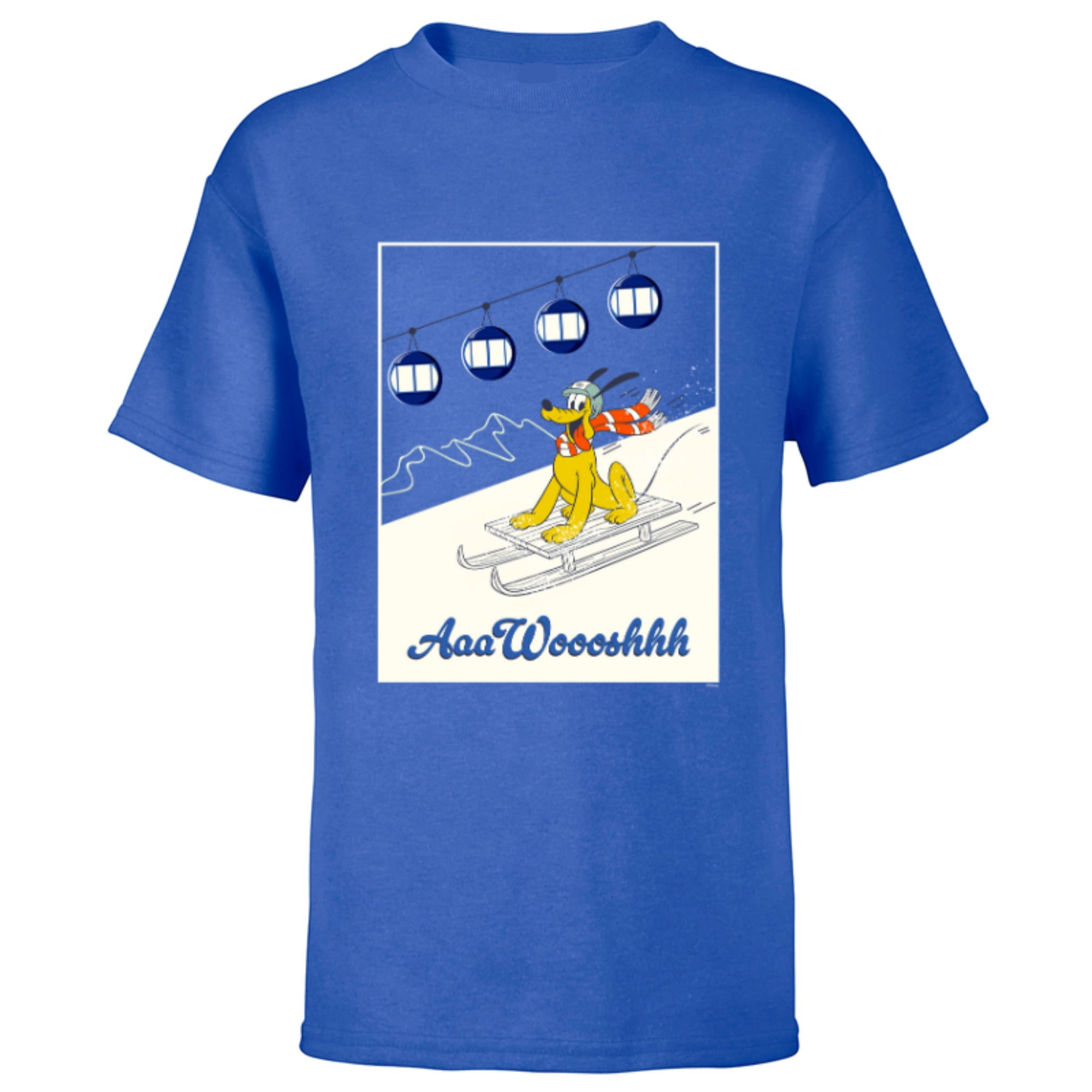 Disney Pluto Winter Holiday Sled Sledding Holiday AaaWooshhh - Short ...
