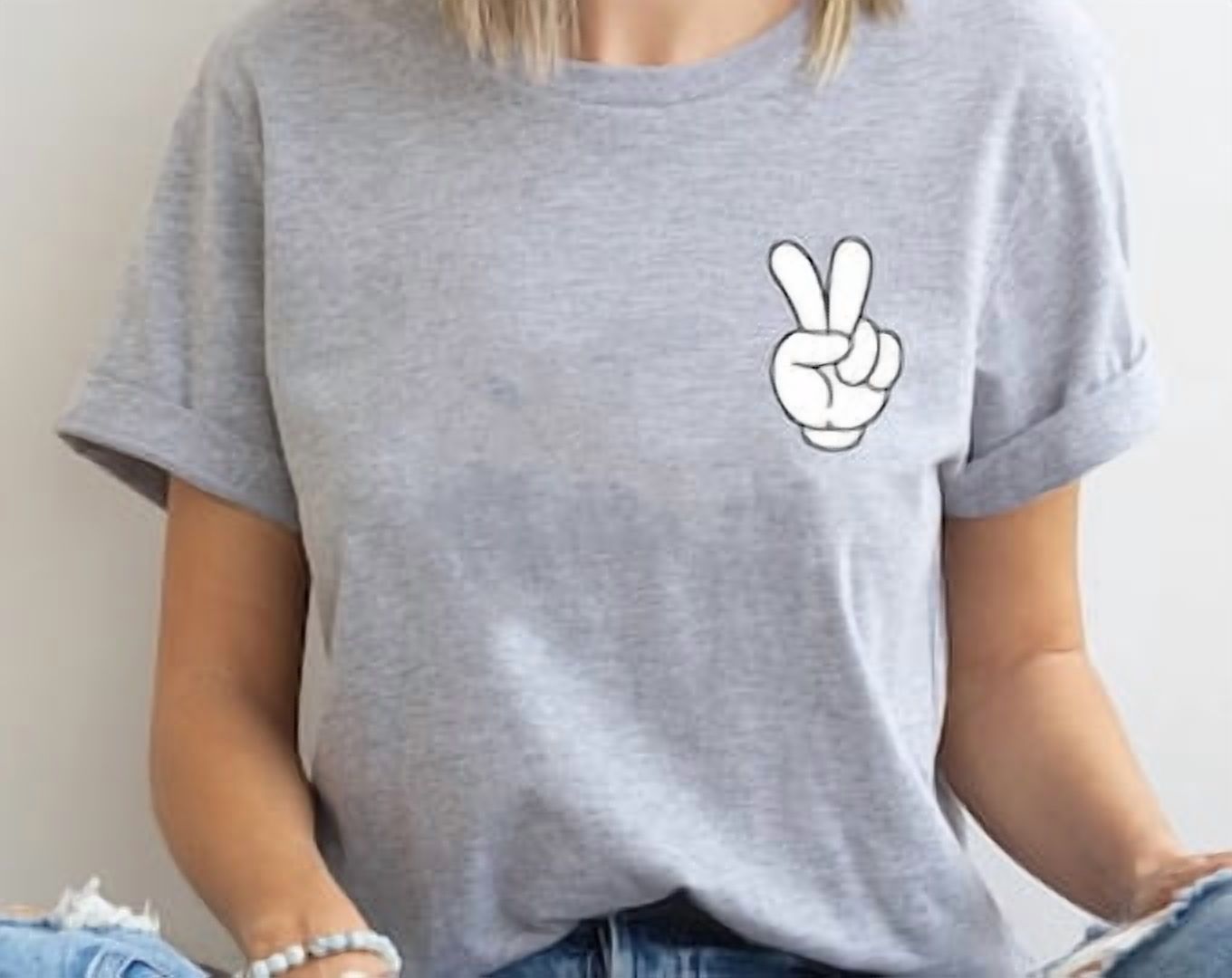Disney Pocket Size Peace Sign Shirt, Disneyworld, Peace Mickey Shirt ...