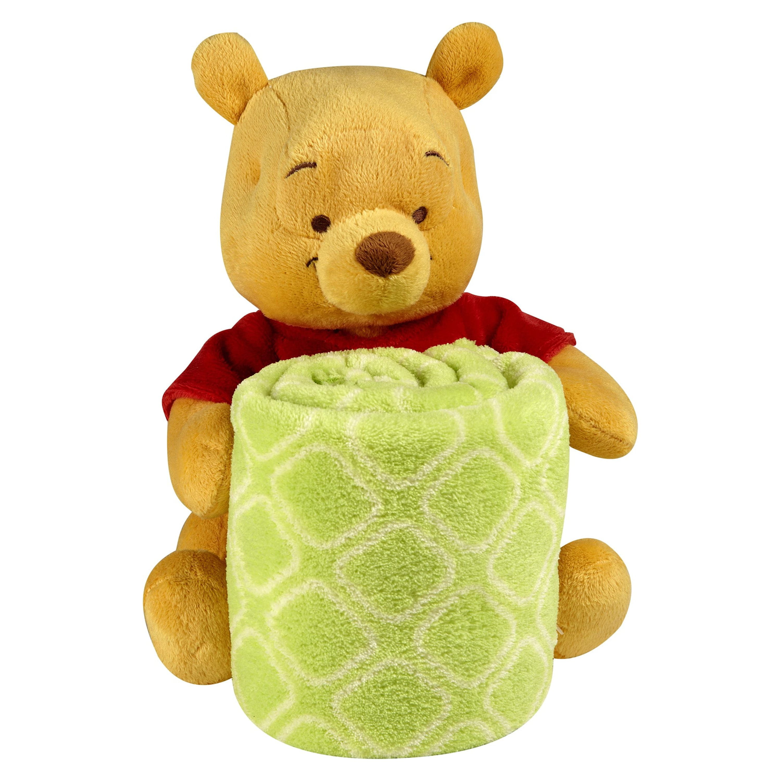 Disney Pooh Plush Character and Rolled Blanket Set - Walmart.com