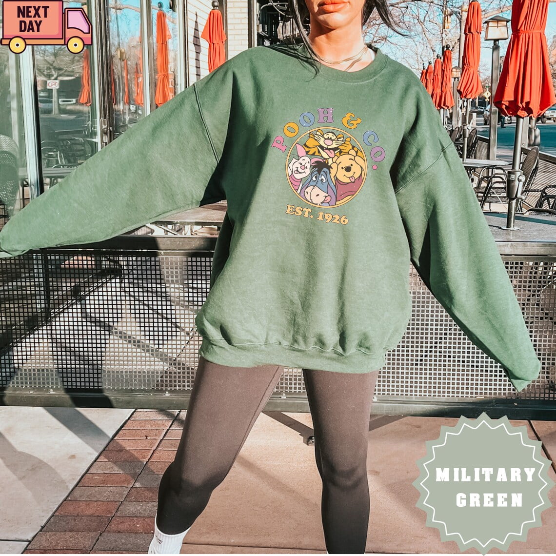 Disney Pooh and Co Sweatshirt, Retro Winnie The Pooh Sweatshirt, Winnie ...