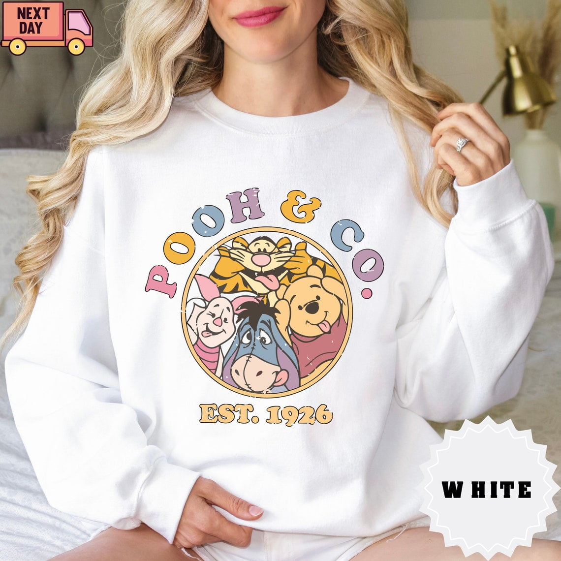 Disney Pooh and Co Sweatshirt, Retro Winnie The Pooh Sweatshirt, Winnie ...
