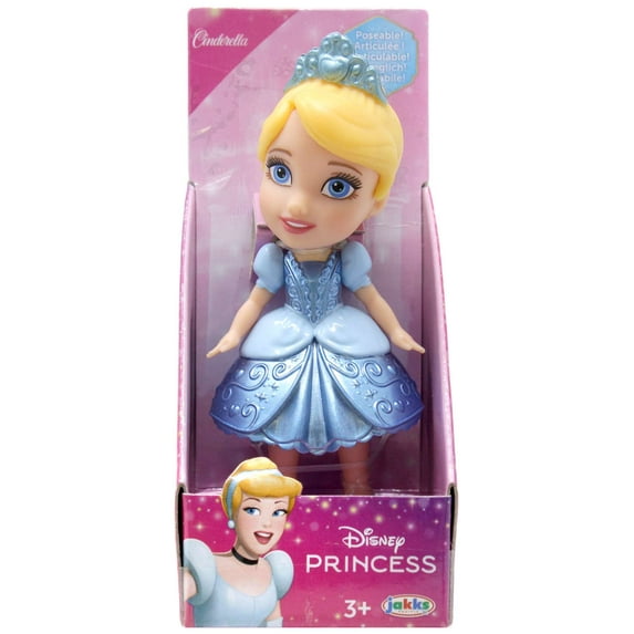 Disney Posable Cinderella Mini Figure [Metallic] - Walmart.com