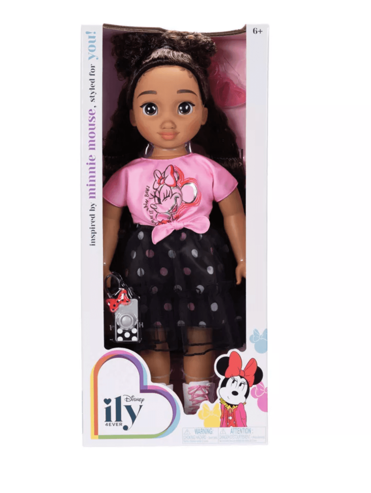 Disney Poseable Minnie Mouse Fashion Doll, 18" - Walmart.com