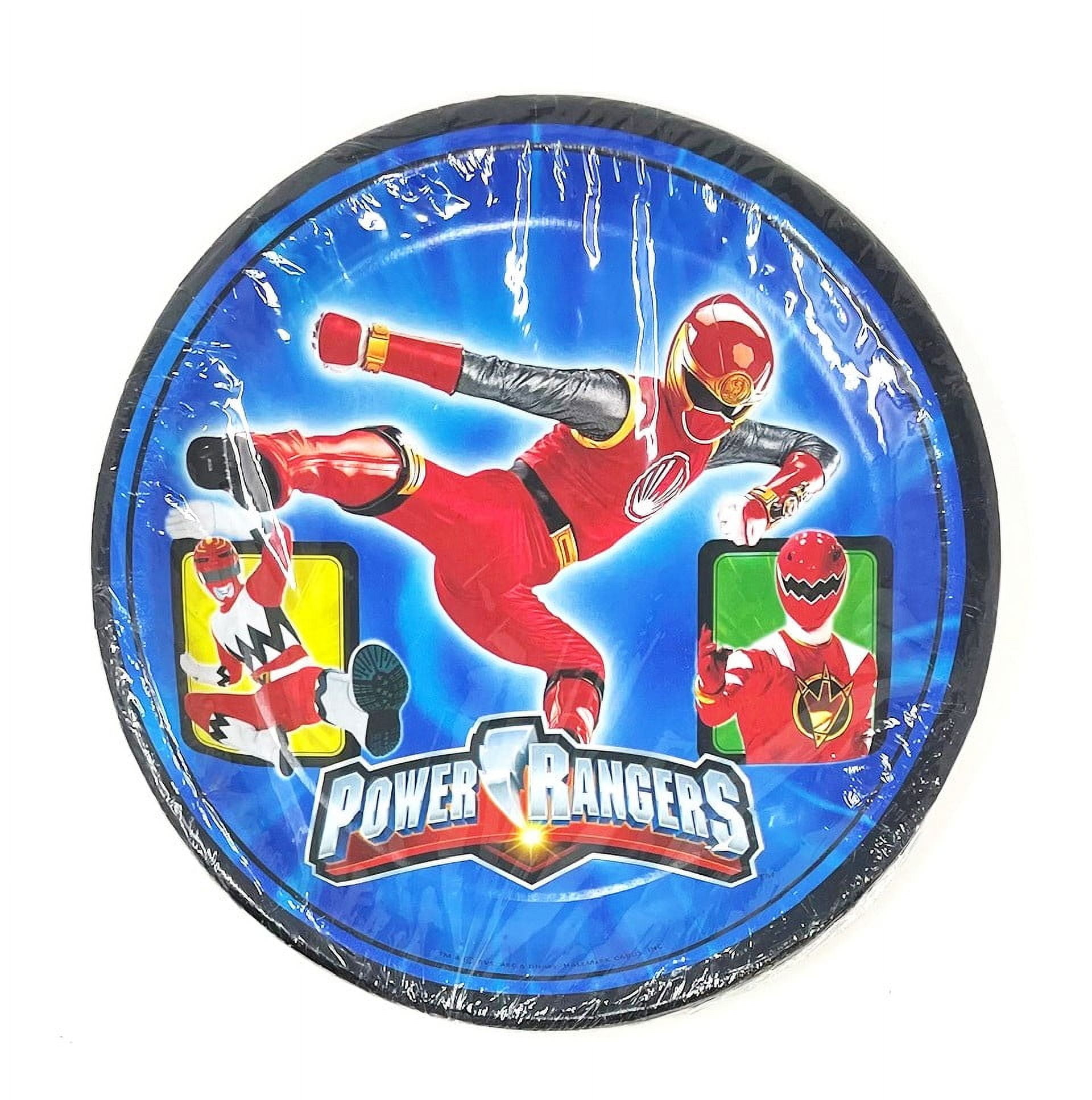 Disney Power Rangers Disposable 6.75" Dessert Party Plates - Pack of 8 ...