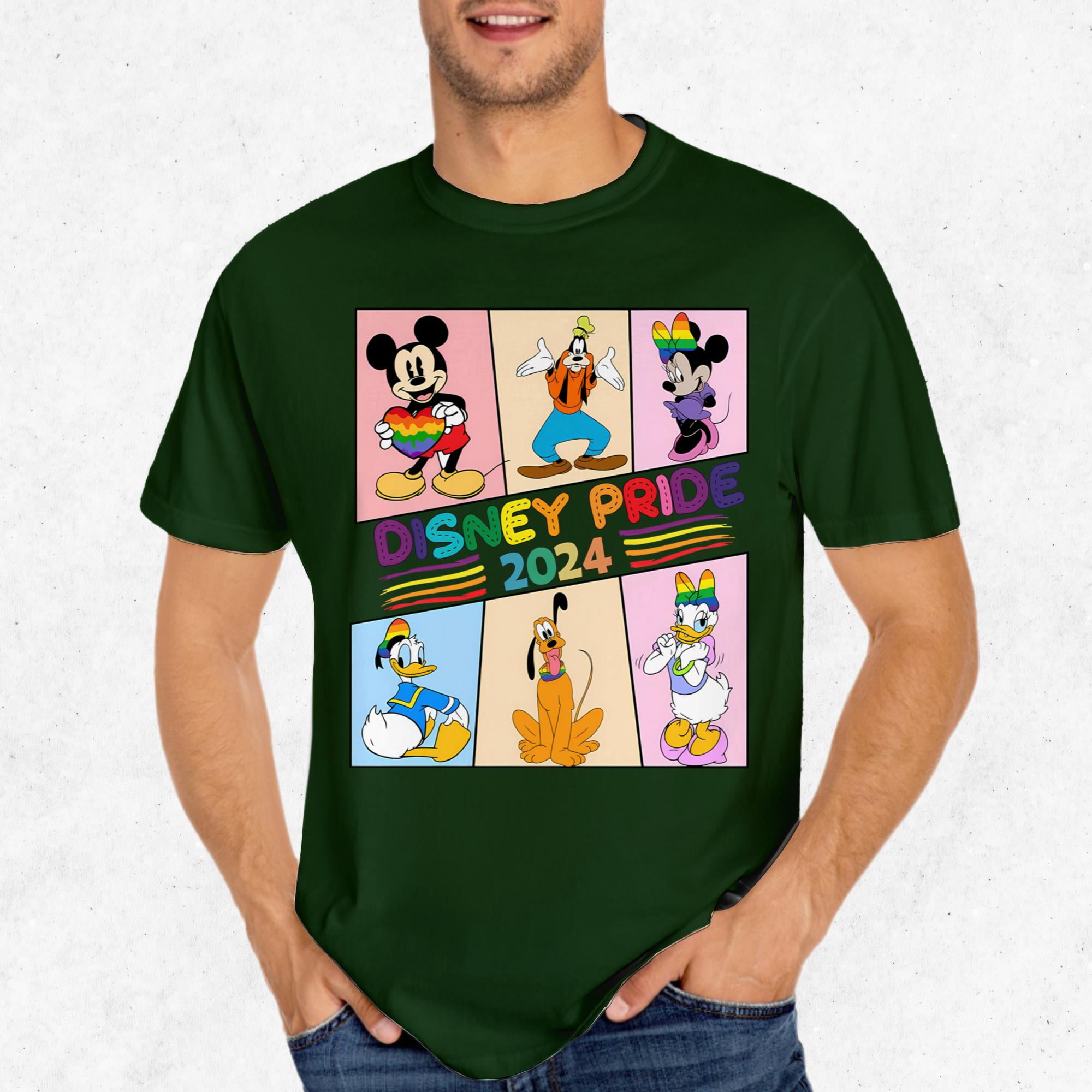 Disney Pride 2024 Graphic Tee - Colorful and Inclusive Disney ...