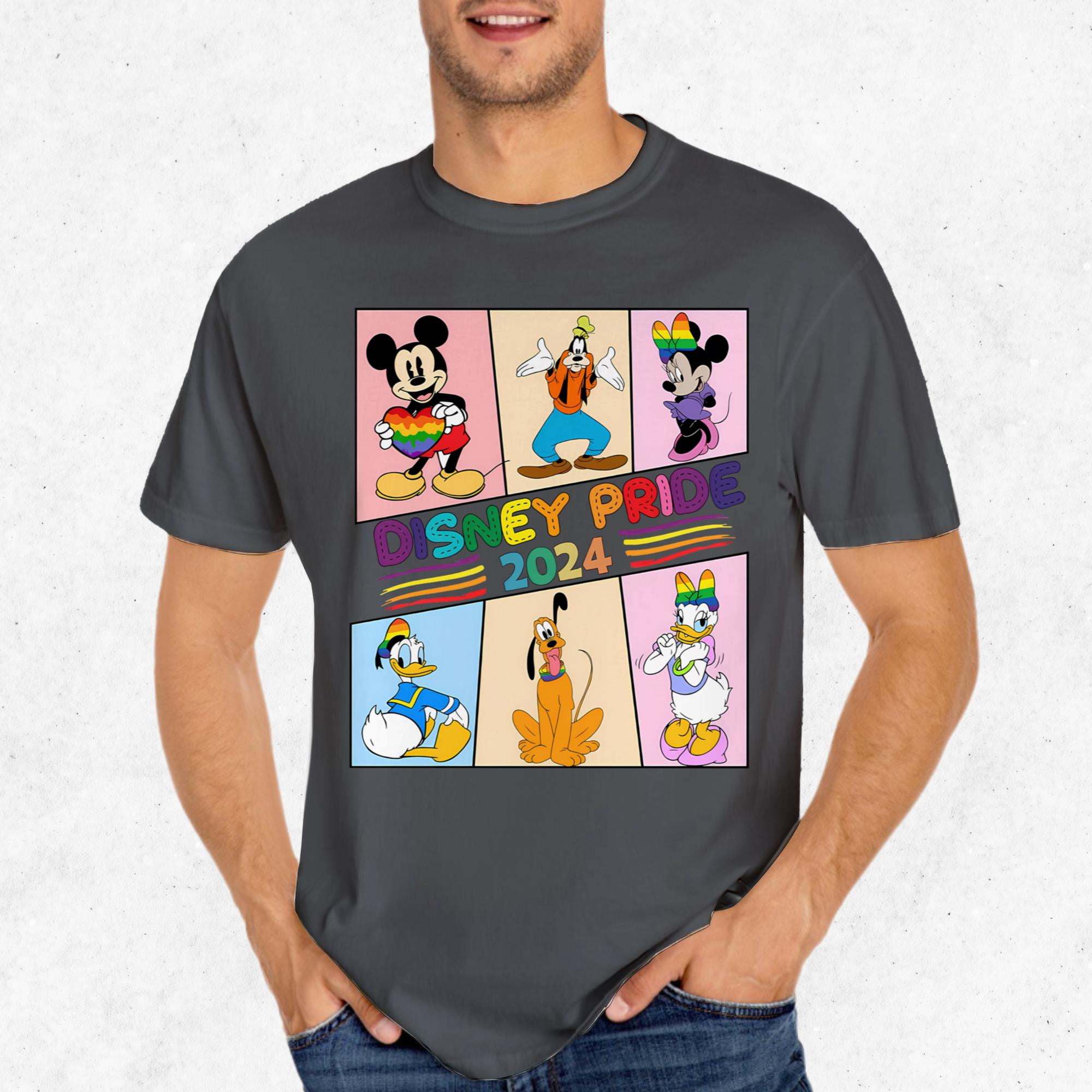 Disney Pride 2024 Graphic Tee - Colorful and Inclusive Disney ...