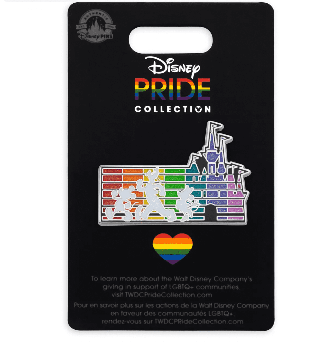 Disney Pride Collection Mickey and Friends Fantasyland Castle Pin New ...