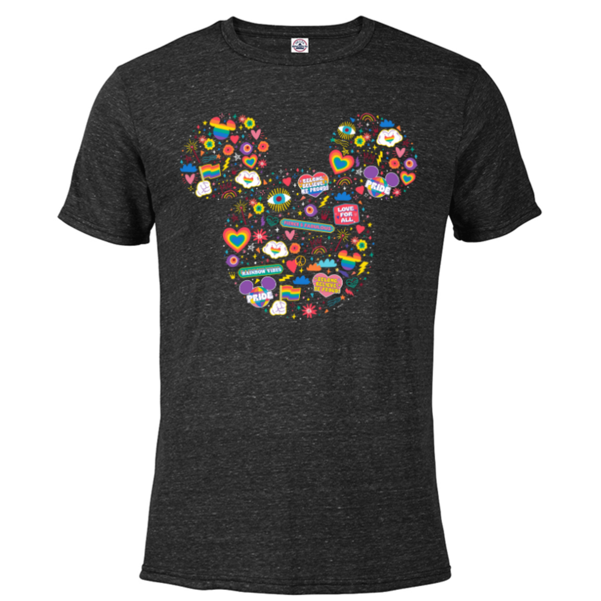 Disney Pride Collection Rainbow Mickey Mouse Icon Doodles- Short Sleeve ...