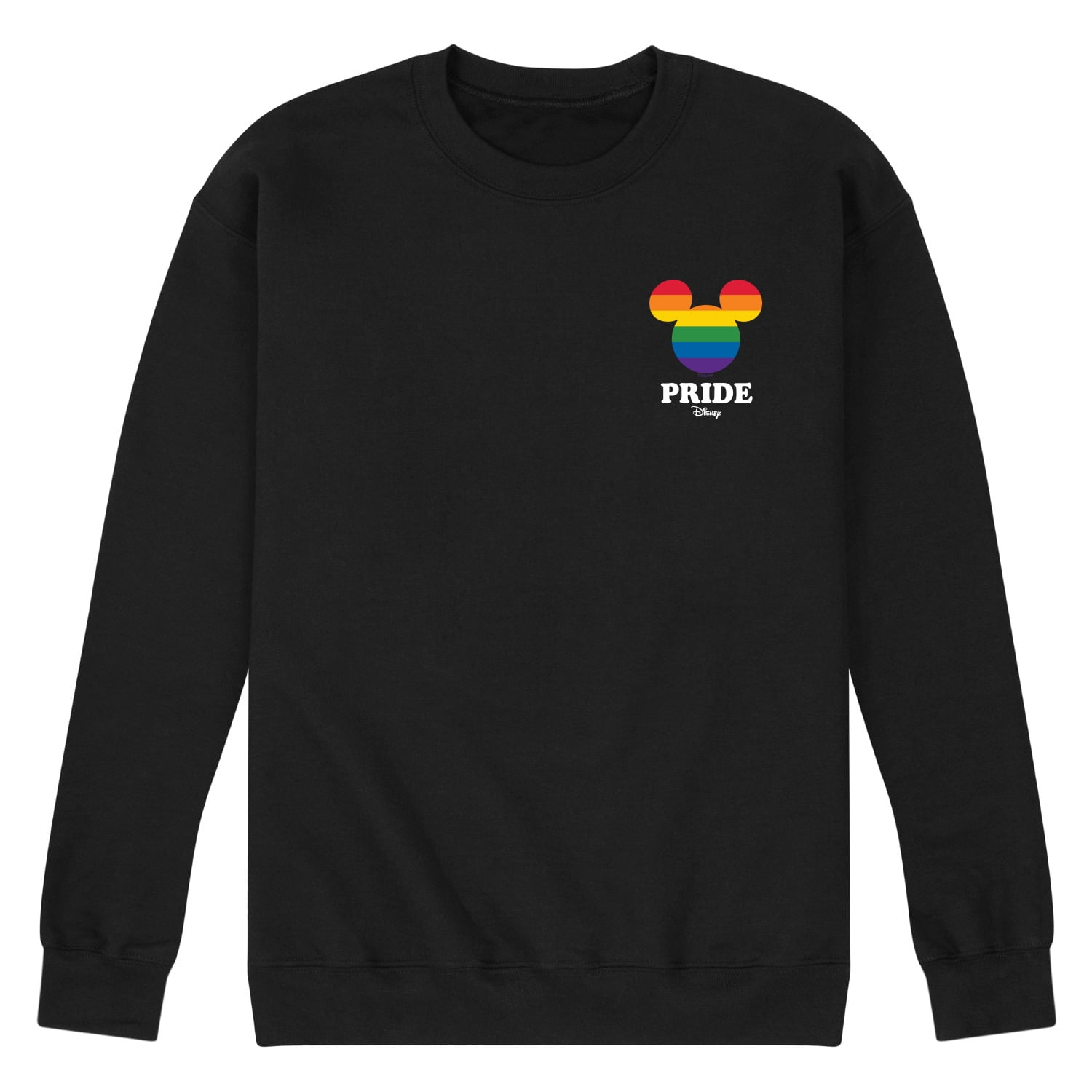 Disney Pride - LGBTQ Flag - Men's Crew Neck Fleece Pullover - Walmart.com
