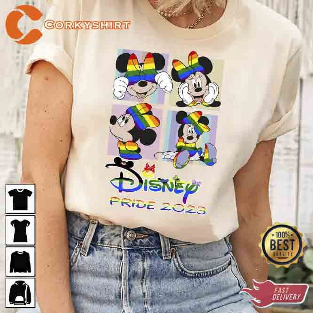 Disney Pride Month 2023 Lgbt Gay Les Trans Shirt - Walmart.com