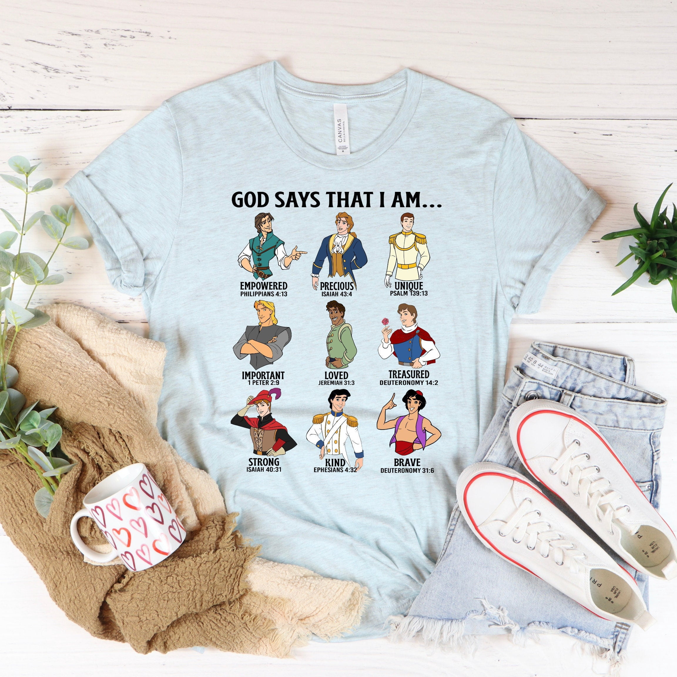 Disney Princes Shirts, Disney All Princes Shirt, Disney Characters ...