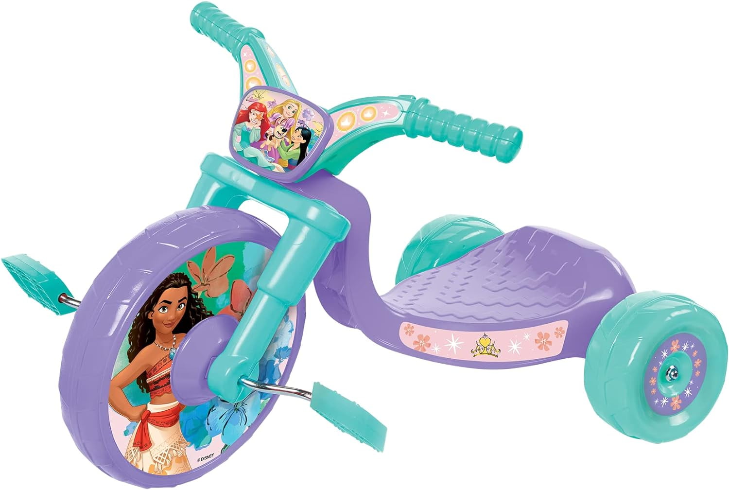 Fly Wheel Disney Princess Junior Cruiser Tricycle with 10 inch Front ...