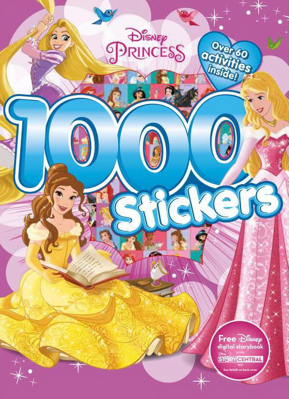 Disney Princess 1000 Stickers: Over 60 Activities Inside! - Walmart.com