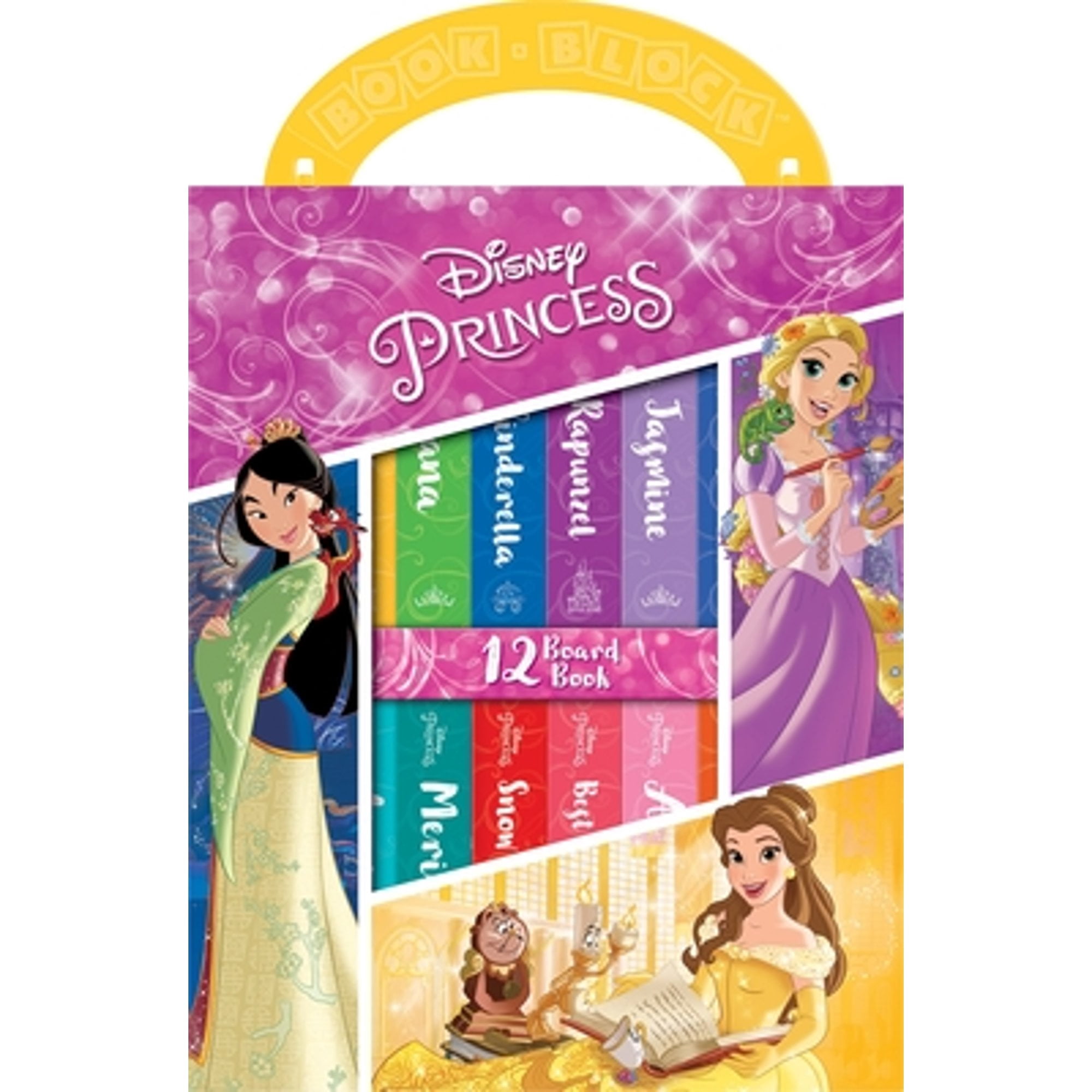 Pre-Owned Disney Princess Book Block Paperback - Walmart.com