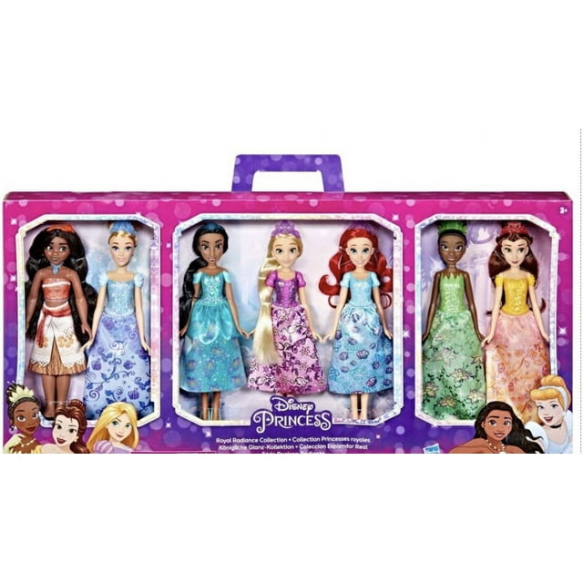 Disney Princess: 12 inch Royal Radiance Belle, Rapunzel, Doll ...