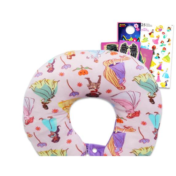 Disney Princess 13" Travel Comfort Pillow – Soft Plush Neck & Kids ...