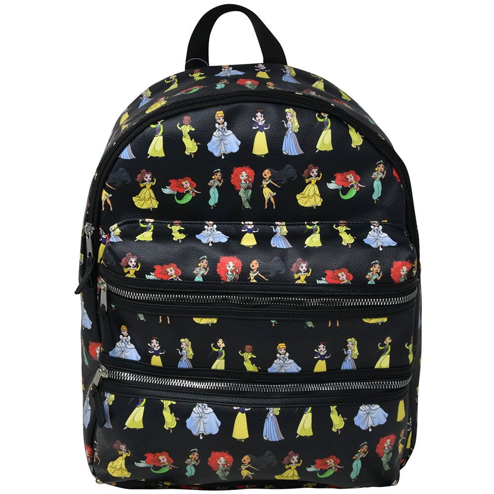 Disney Princess 16" PU Leather Deluxe School Backpack - Walmart.com