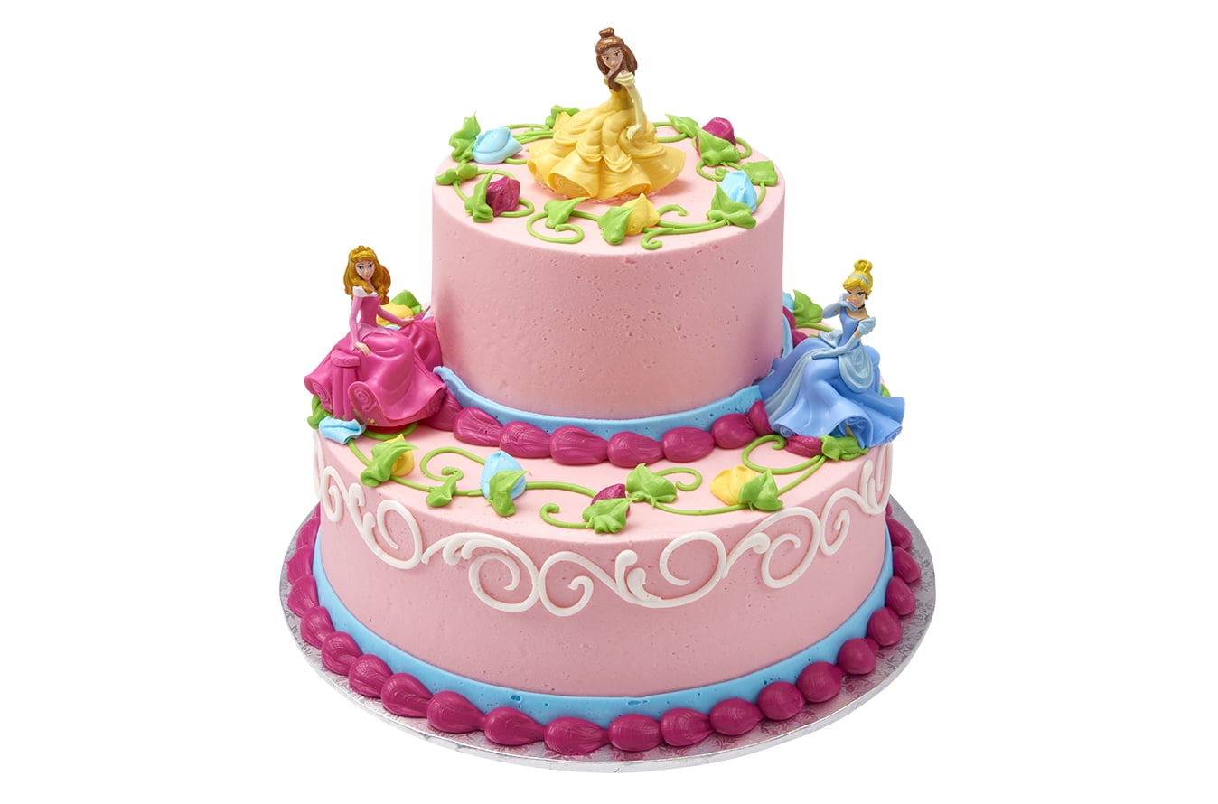 Disney Princess 2 Tier Cake - Walmart.com
