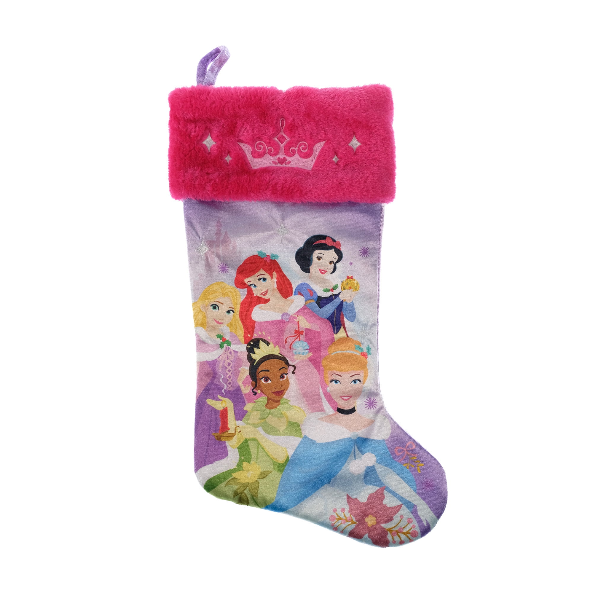 Disney Princess 20 inch Velour Christmas Stocking, Polyester - Walmart.com