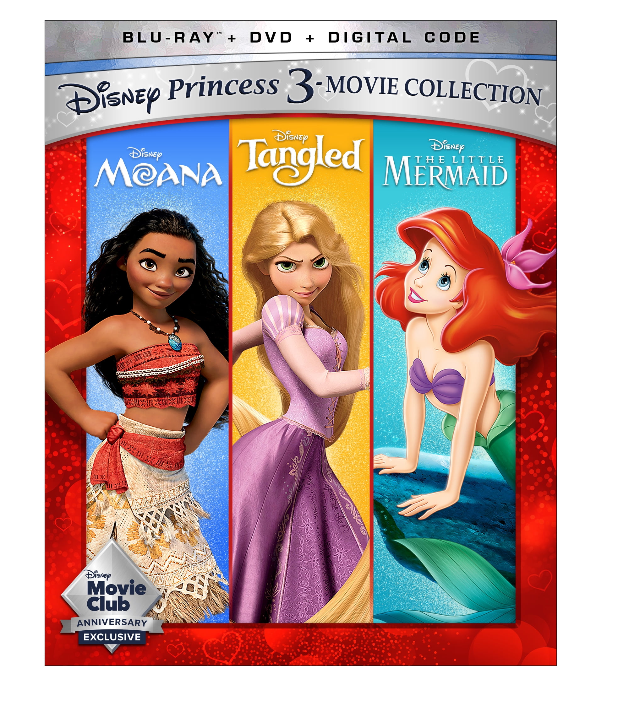 Disney - Princess 3 Movie Collection: The Complete Series (Blu-ray, DVD ...