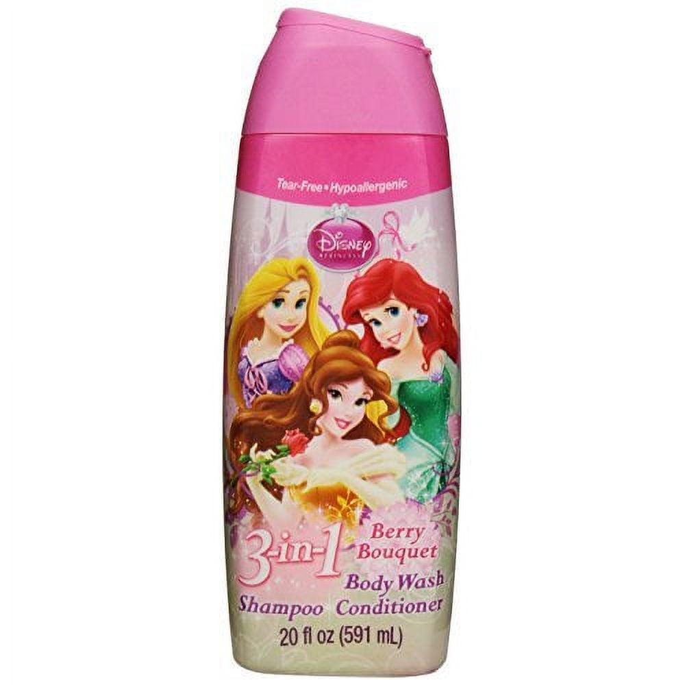 Disney Princess 3-in-1 Shampoo, Conditioner & Body Wash, Berry Bouquet ...
