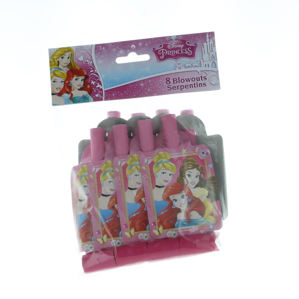 Disney Princess 8 Party Blowouts Paper Goods Birthday Supplies ...