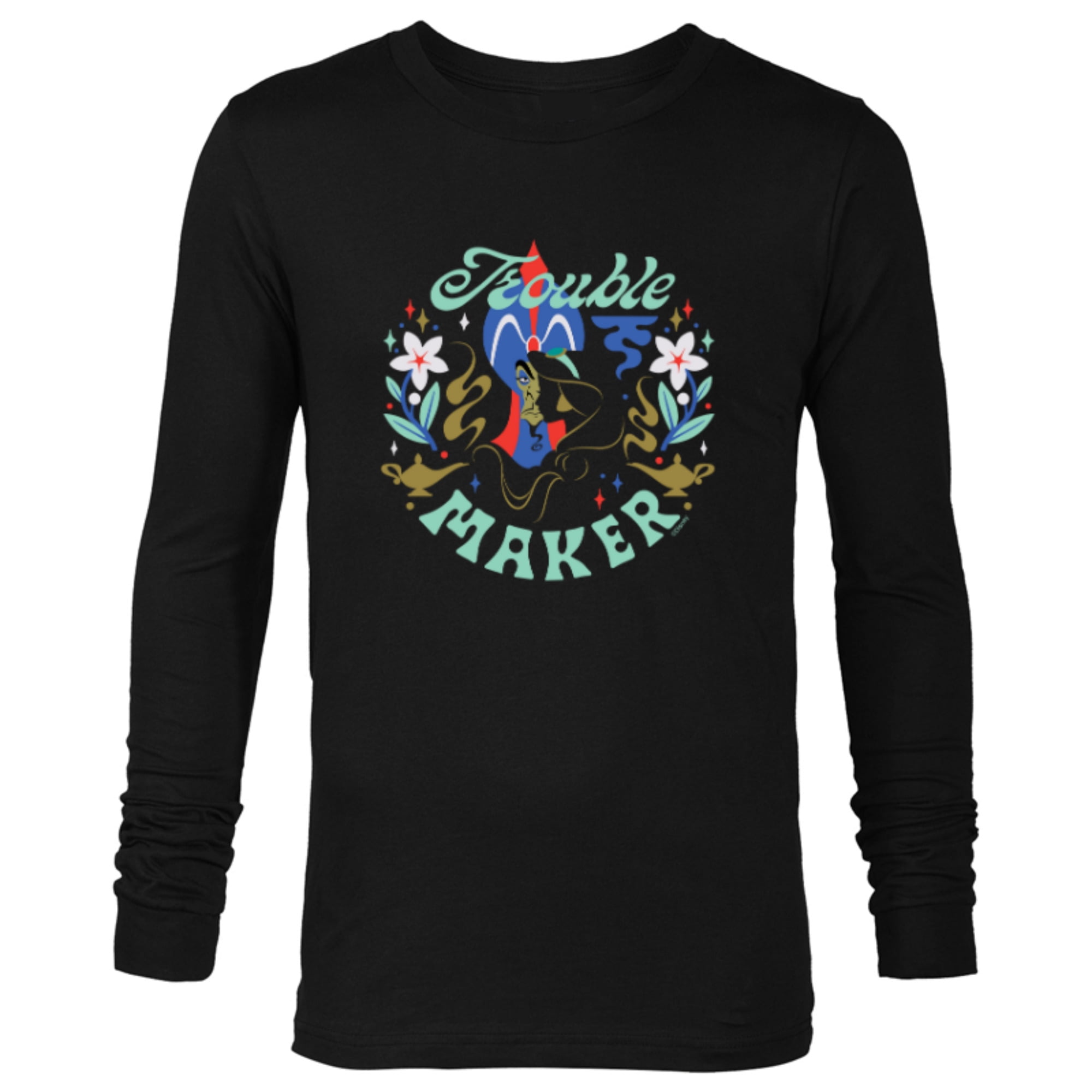 Disney Princess Aladdin Jasmine and Jafar Trouble Maker - Long Sleeve T-Shirt for Men ...
