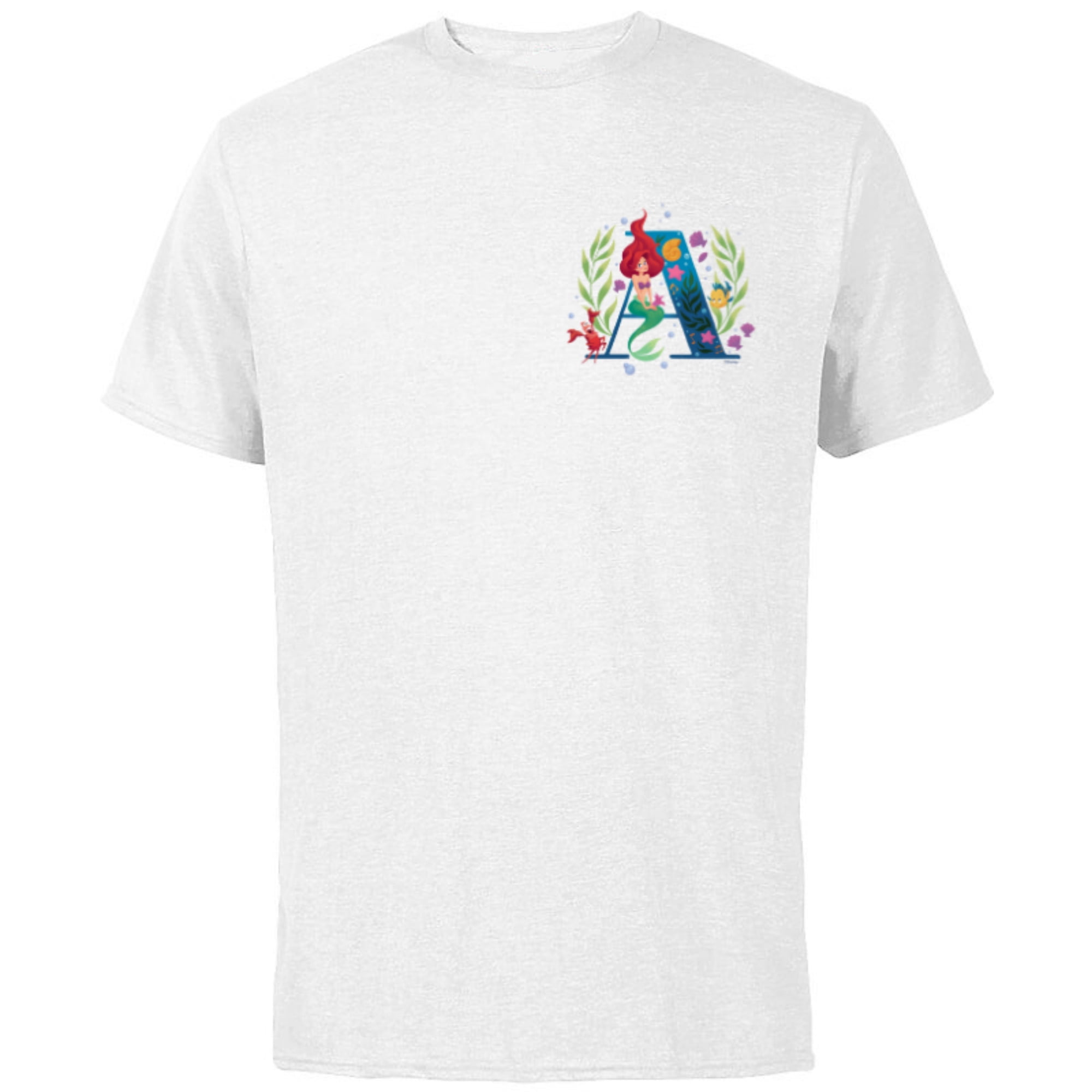Disney Princess Alphabet Monogram Mermaid Letter A for Ariel - Short ...
