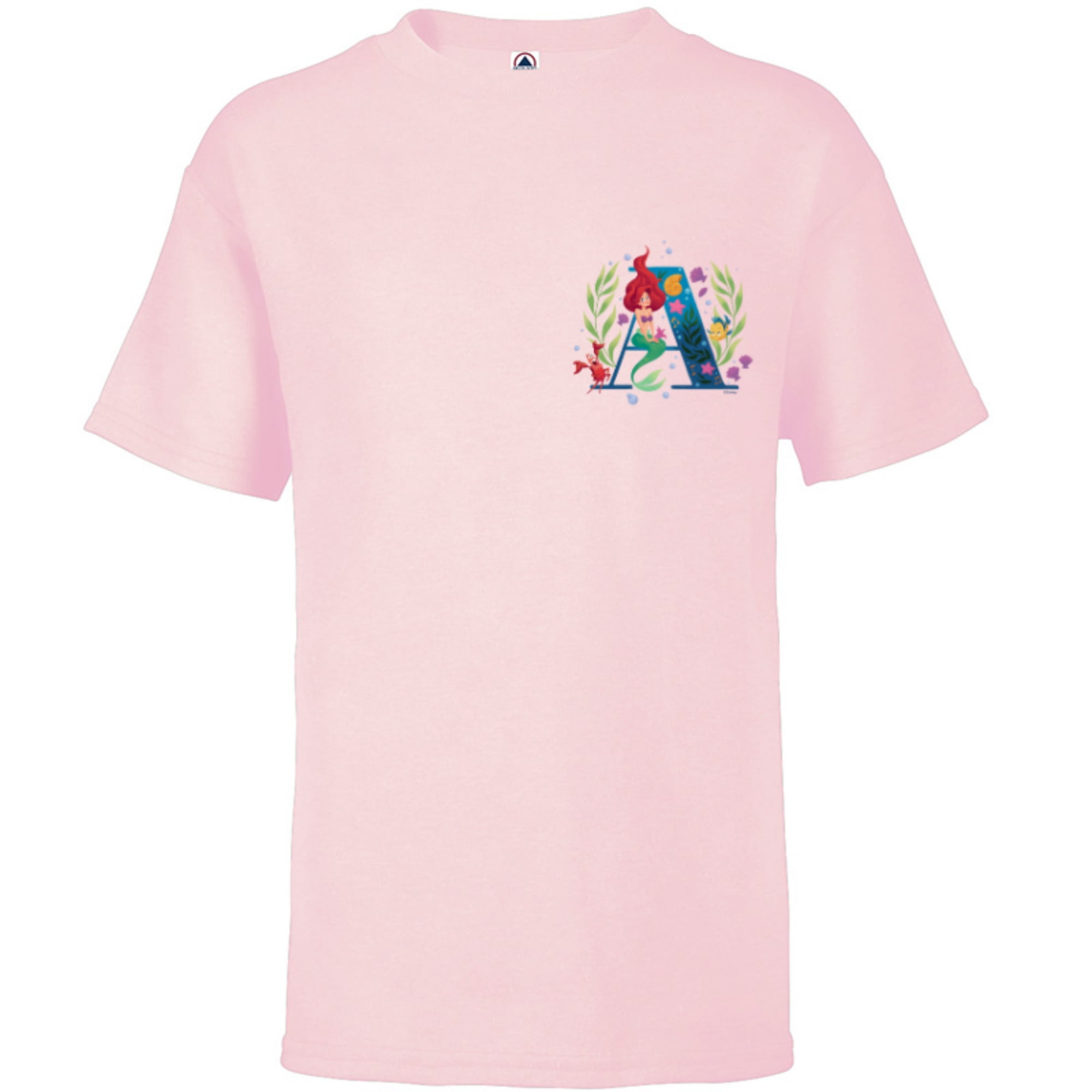 Disney Princess Alphabet Monogram Mermaid Letter A for Ariel - Short ...