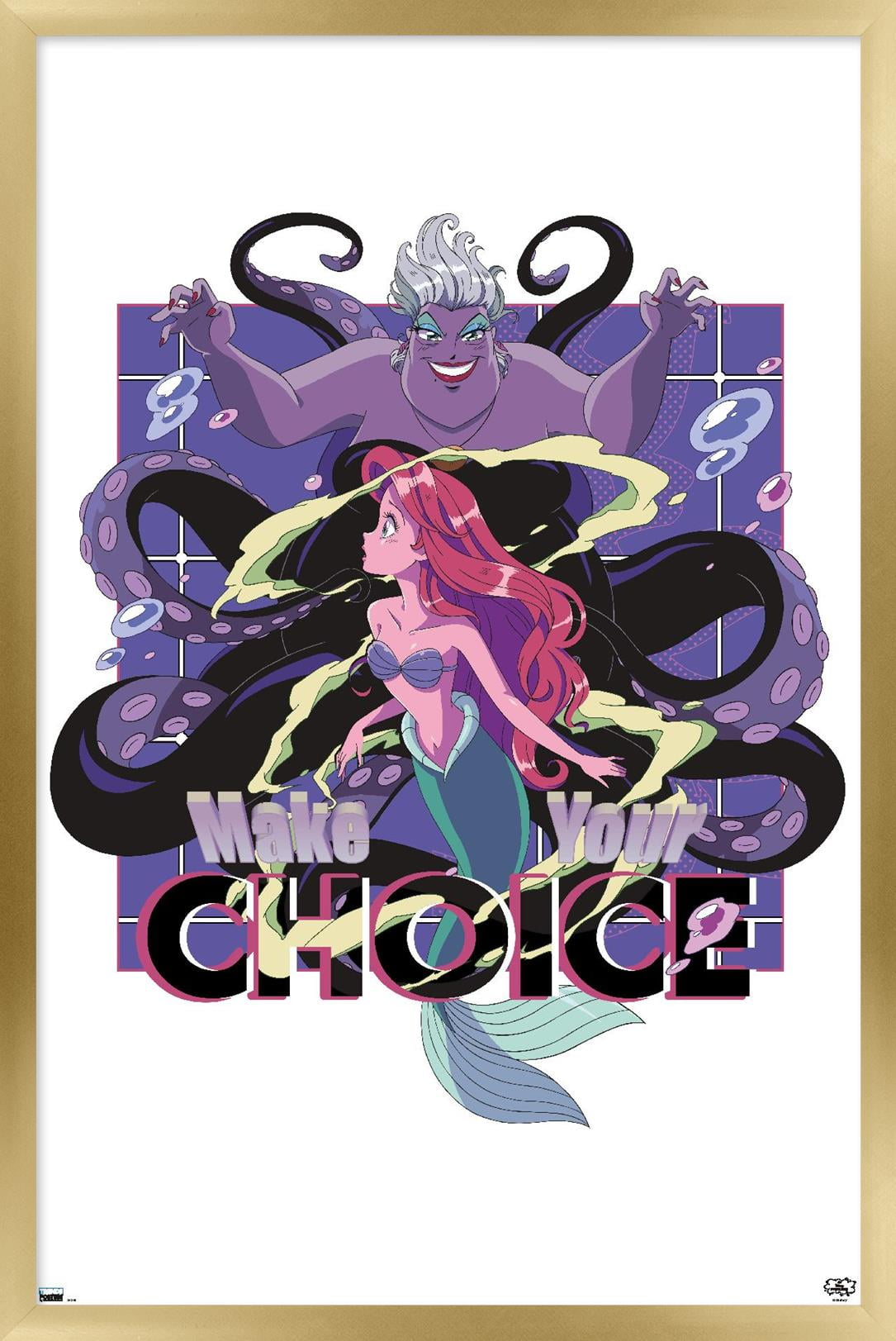Disney Princess And Villains: Manga - Ariel Wall Poster, 14.725" x 22. ...