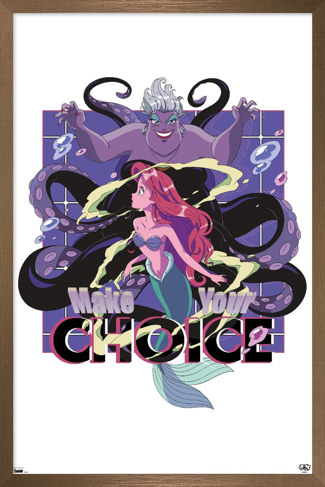 Disney Princess And Villains: Manga - Ariel Wall Poster, 22.375" x 34 ...