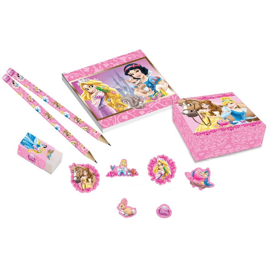 Disney Princess Animals Stationery Set (Pack of 4) - Walmart.com