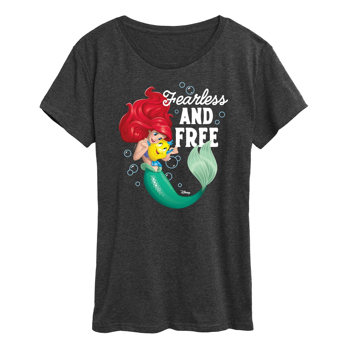 Disney Princess - Ariel And Flounder Fearless And Free - Women's Short ...