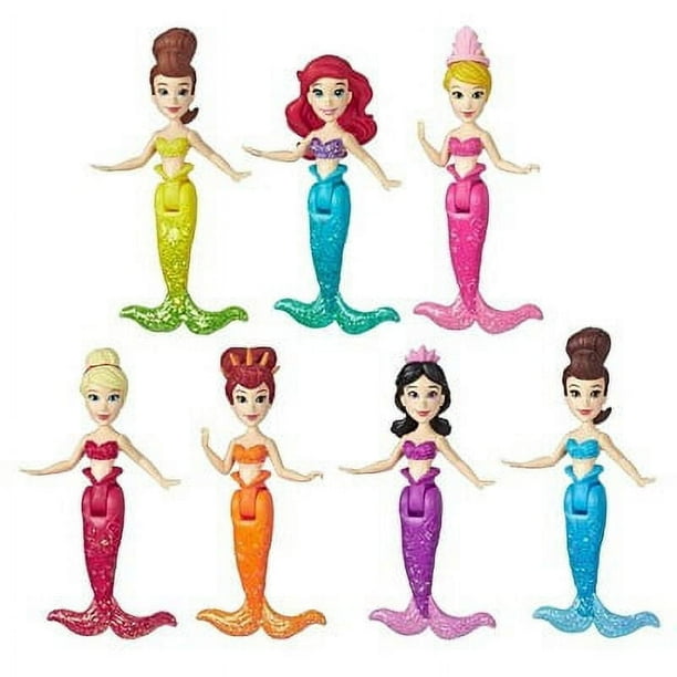 Disney Princess Ariel And Sisters Mermaid Doll Playset, 7 Pieces ...