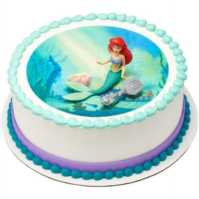 Colors of the Sea Princess Ariel Cake Topper, by DecoPac - Walmart.com