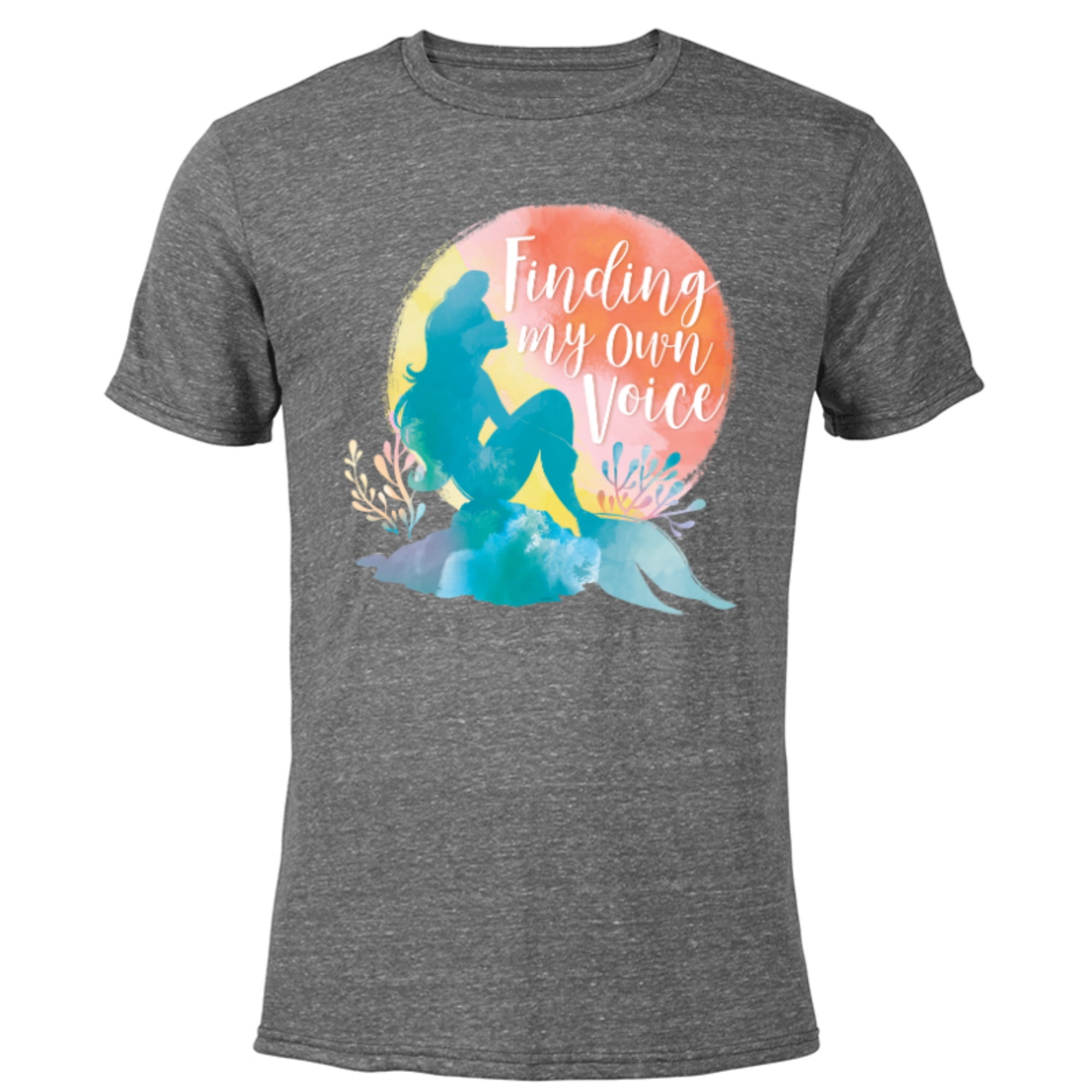 Disney Princess Ariel Finding Your Own Voice - Short Sleeve Blended T ...