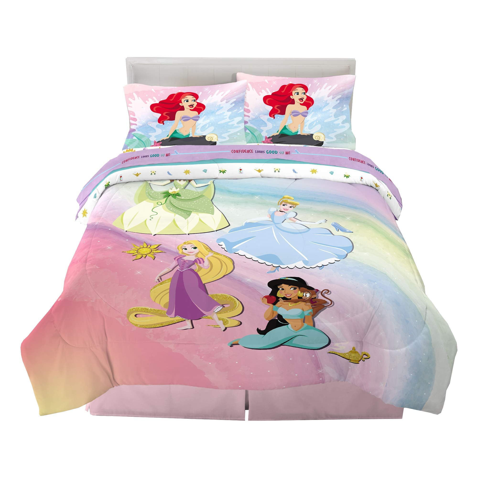 Disney Princess Ariel Full Size Comforter & Sheets, 5 Piece Set ...