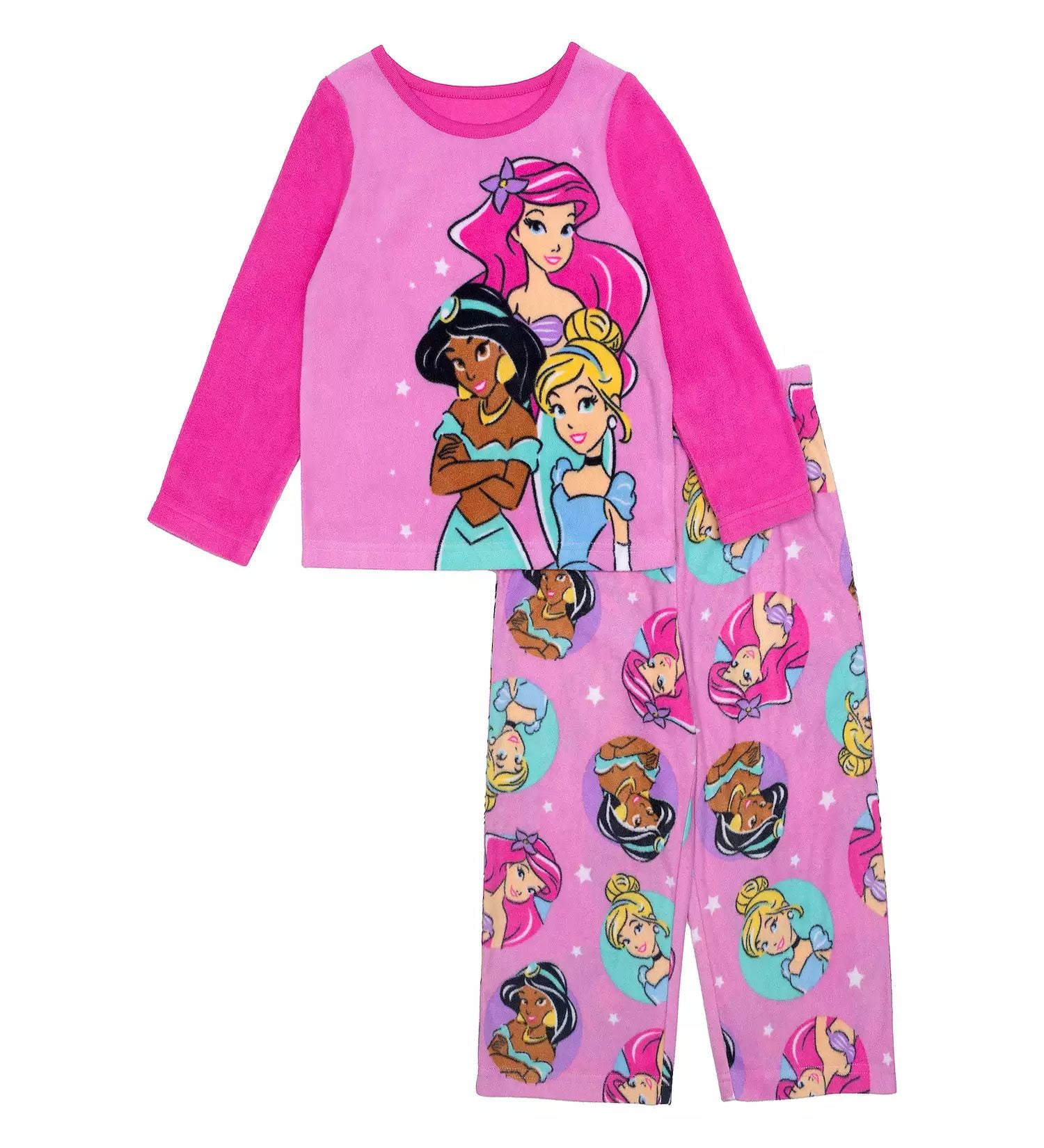 Disney Princess Ariel, Jasmine and Cinderella Toddler Girl's Fleece ...