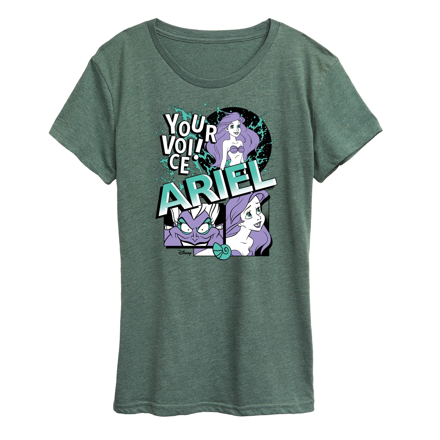 Disney Princess - Ariel Pop - Women's Short Sleeve Graphic T-Shirt ...