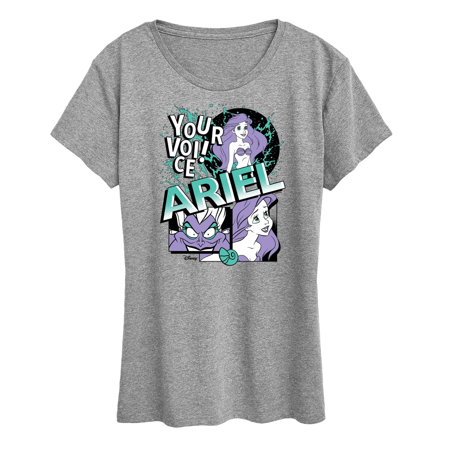 Disney Princess - Ariel Pop - Women's Short Sleeve Graphic T-Shirt ...