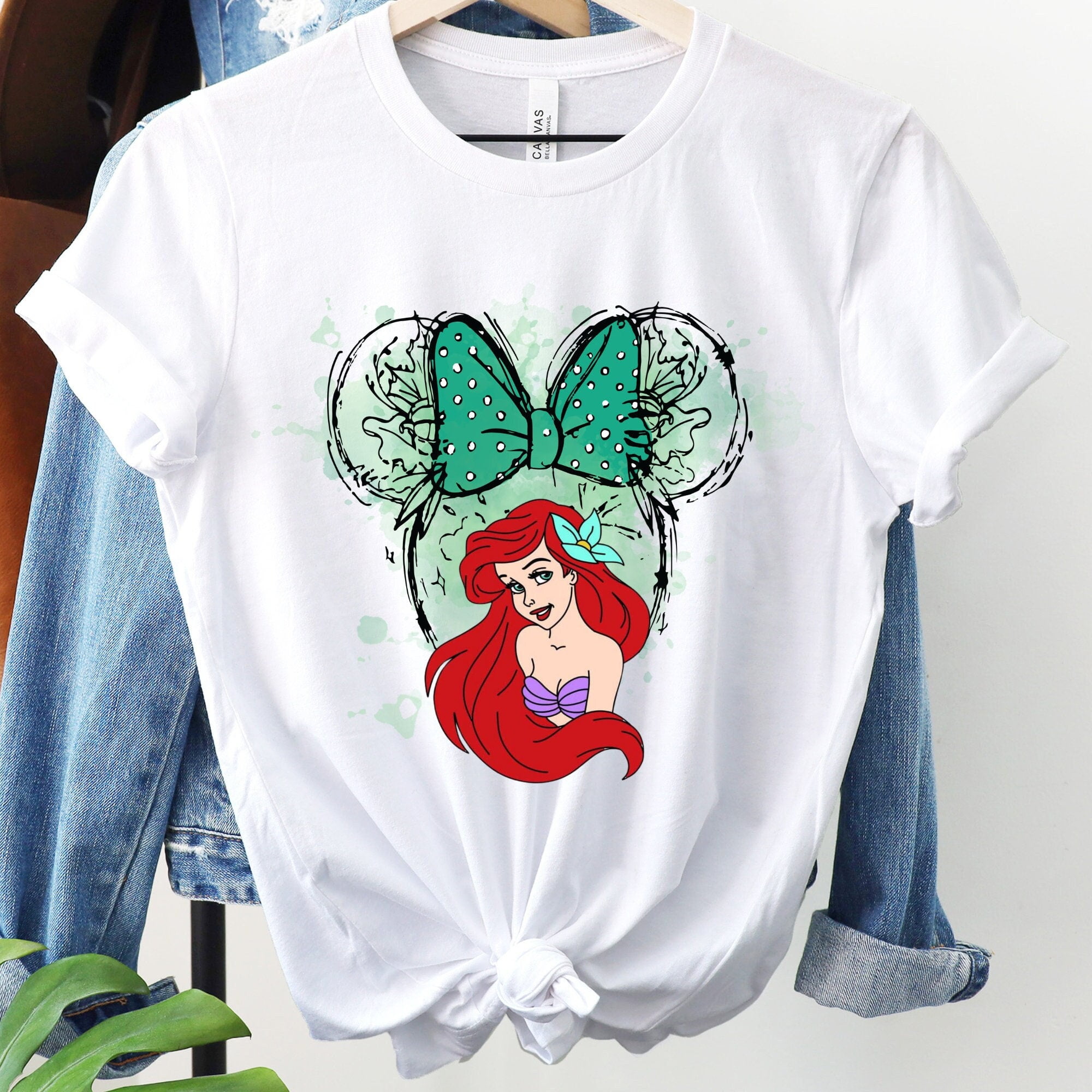 Disney Princess Ariel Shirt, Little Mermaid Shirt, Disney Girls Trip, Disney Minnie Ears Ariel ...