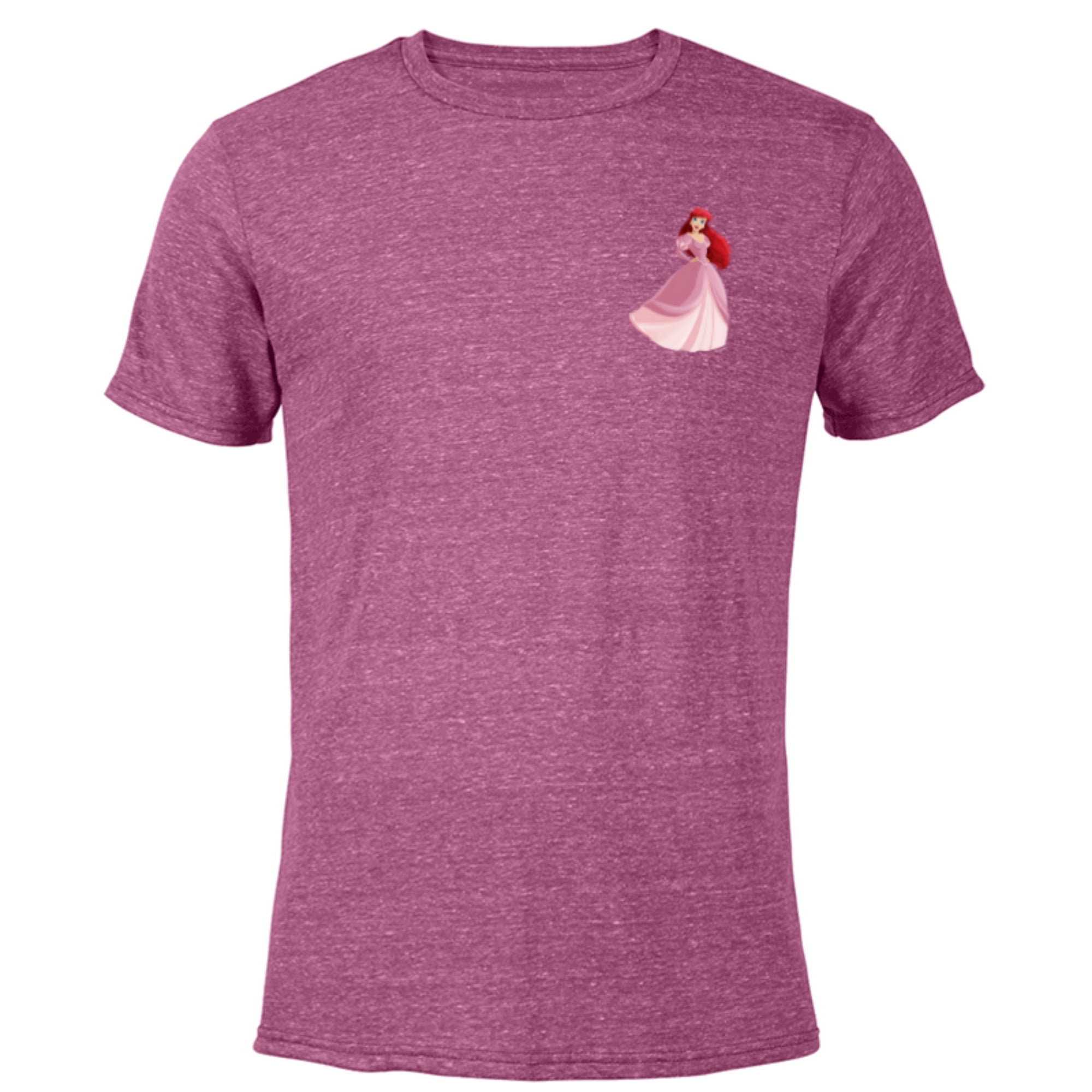 Disney Princess Ariel Small Print - Short Sleeve Blended T-Shirt for ...