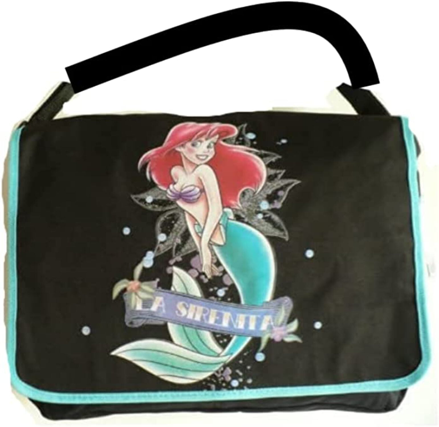 Disney Princess Ariel The Little Mermaid Messenger Tote Bag ~ La ...