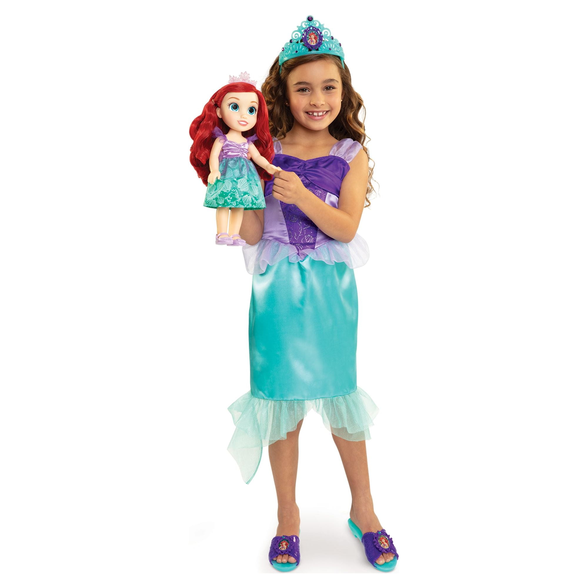 Disney Princess Ariel Toddler Doll with Child Size Dress and ...