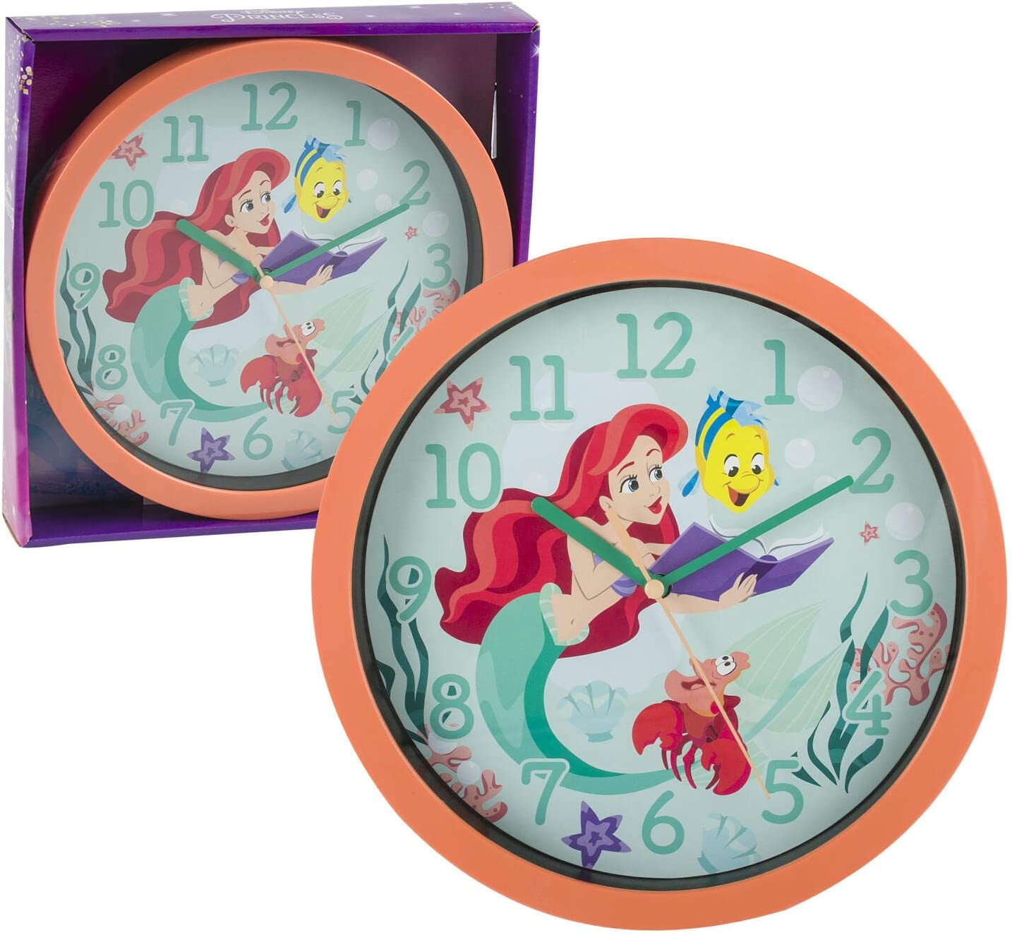 Disney Princess Ariel Wall Clock- 10" - Little Mermaid Ariel Wall Clock ...
