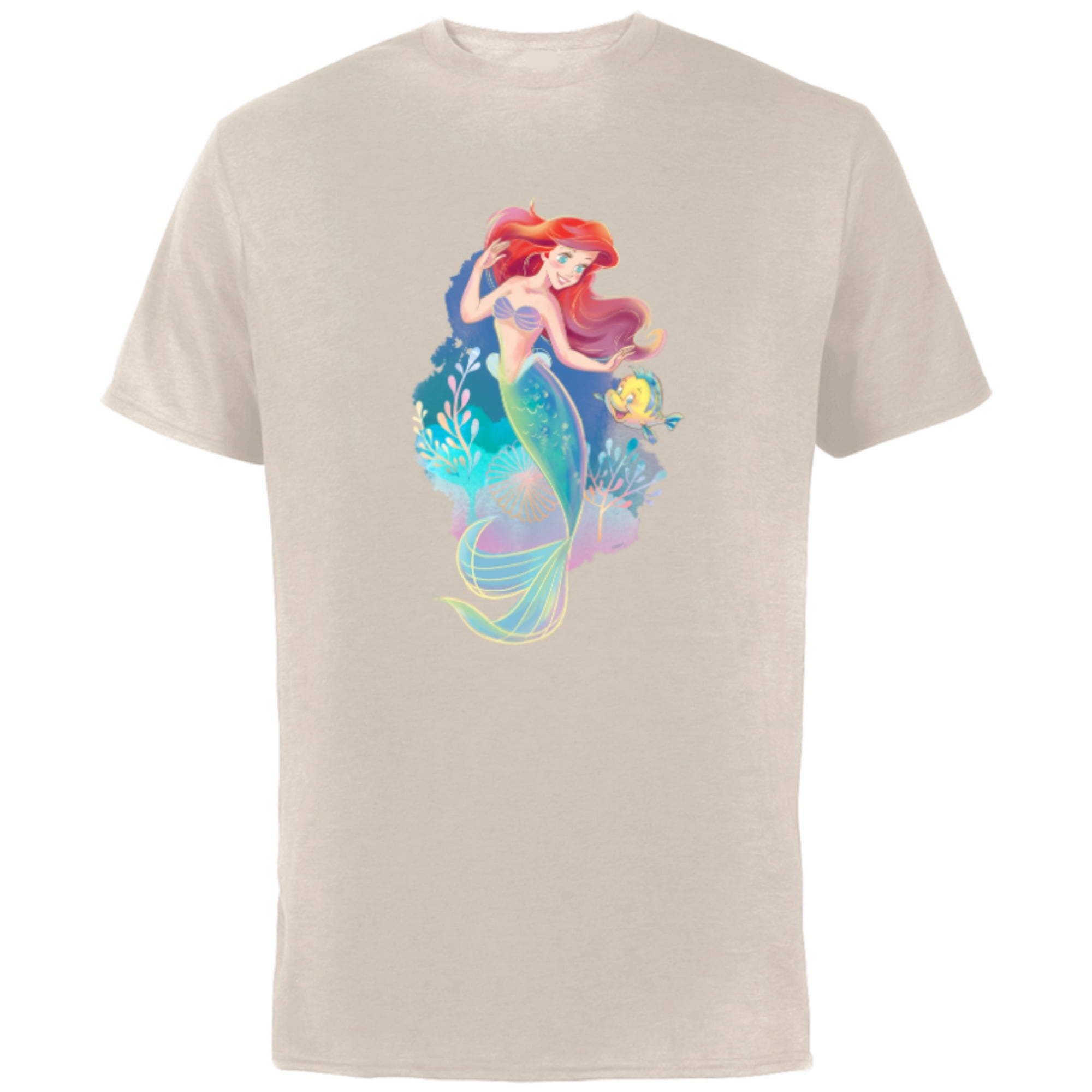 Disney Princess Ariel and Flounder Under the Sea - Short Sleeve Cotton ...